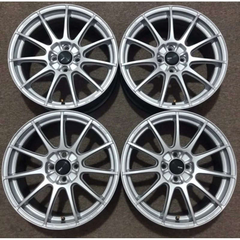 Jual Velg Original ENKEI SC22 ring 17. Lebar 7. Et 40. 4x100. For Yaris, Jazz, Mazda2, Raize ...