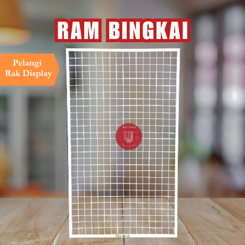 Jual Backmesh Hitam,GRID WALL JARING RAM KAWAT BESI DINDING+BINGKAI ...