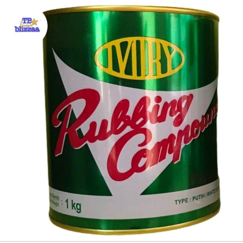 Jual Rubbing Compound Ivory 1kg Putih Kompon Mobil Motor Ivory Putih ...