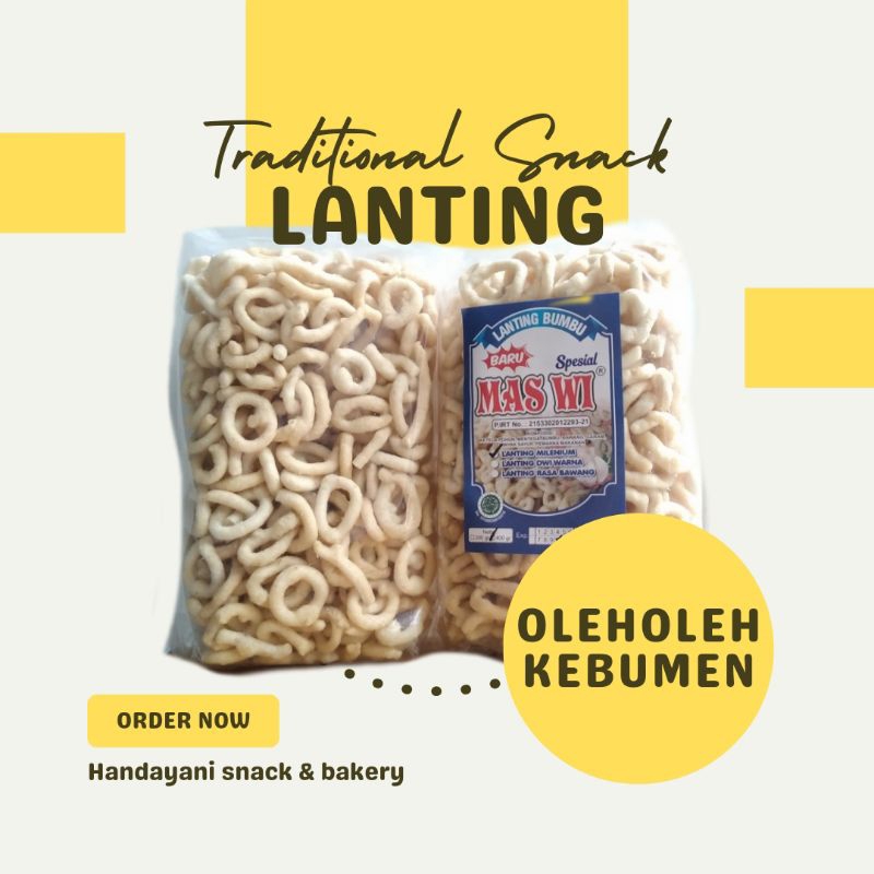 Jual Lanting Klanting Rasa Bawang Khas Daerah Kebumen Oleh Oleh Khas ...
