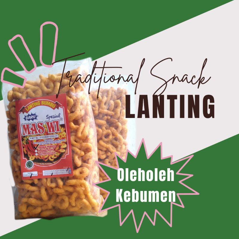 Jual Lanting Klanting Rasa Pedas Manis Khas Daerah Kebumen Oleh Oleh ...