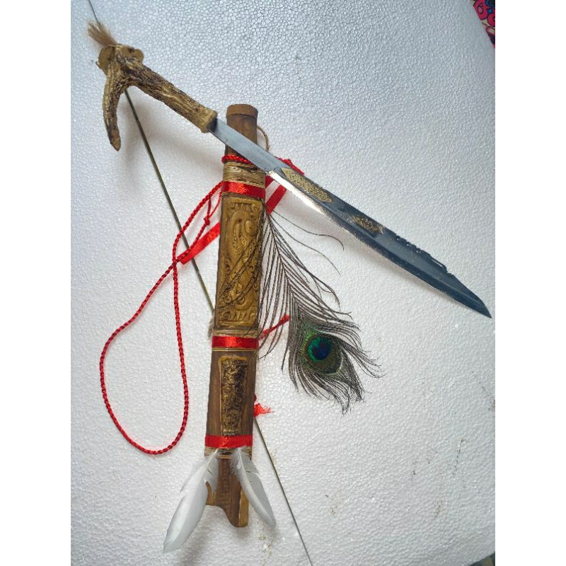 Jual MNDAU Khas DAYAK KALIMANTAN UKURAN 60 CM | Shopee Indonesia