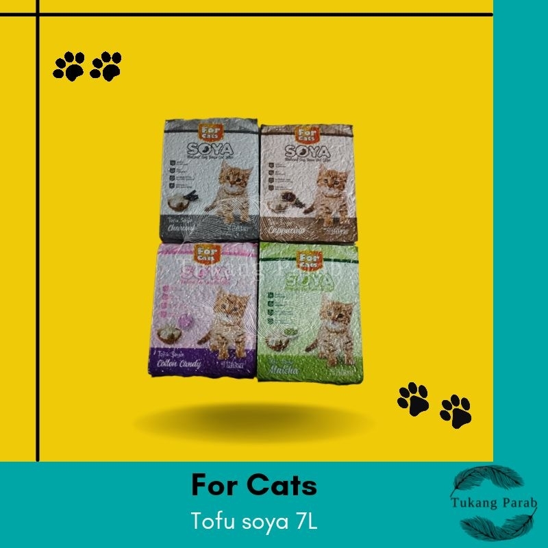 Jual For Cats Tofu Soya Cat Litter Pasir Tofu 7L | Shopee Indonesia