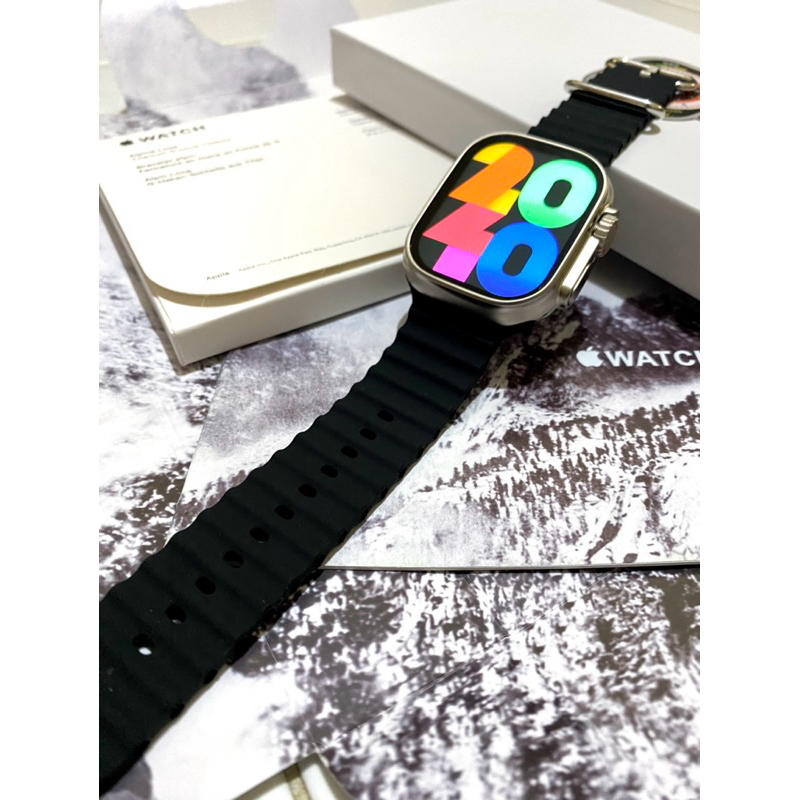 Jual Smartwatch Ultra Generasi 2 Berlogo Dynamic Island Bluetooth Call ...