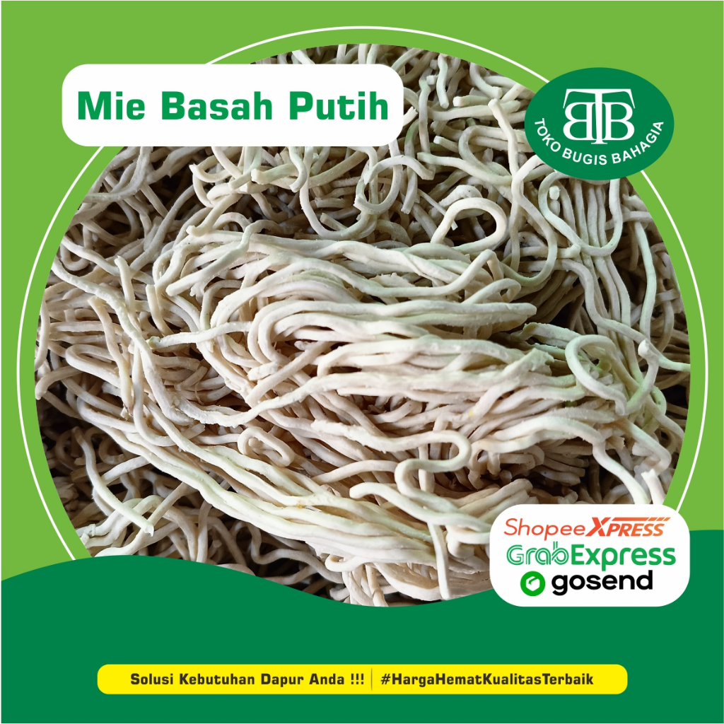 Jual Mie Basah Putih 1Kg, Murah Makassar | Shopee Indonesia