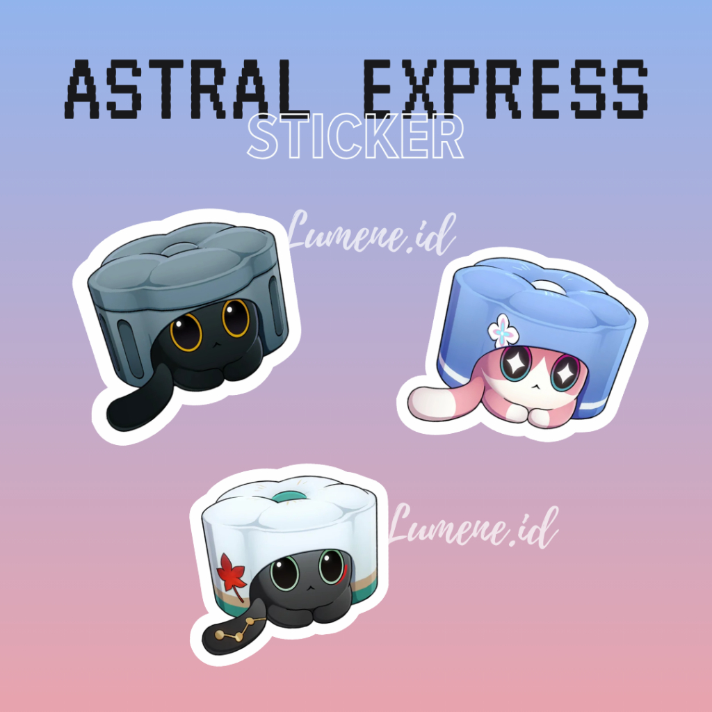 Jual Stiker Astral Express/Sticker Anime Anti Air/Sticker Honkai Star ...