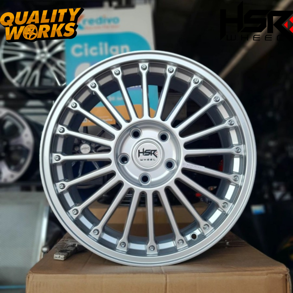 Jual Velg mobil model jari jari ring 17 lubang 5 pcd 114 pelek HSR JJC R17 pnp Apv, Accord ...