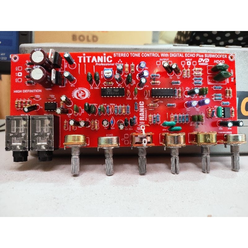 Jual Kit tone control mic echo subwoofer plus regulator ( 566 ...