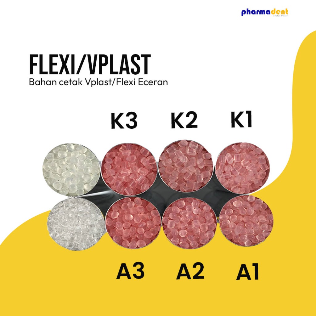 Jual Pharmadent - Bahan Flexi Vplast/Bahan Lab Gigi Eceran | Shopee ...