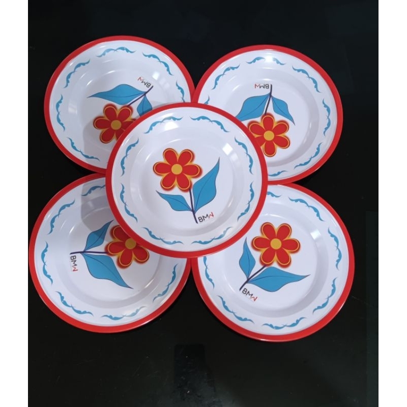 Jual Piring enamel / Piring jadul model bunga classic 22 cm | Shopee ...