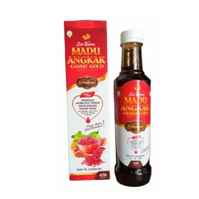 Jual SARI KURMA MADU ANGKAK GAMAT GOLD EL MADINAH FOOD (470gr) | Shopee ...