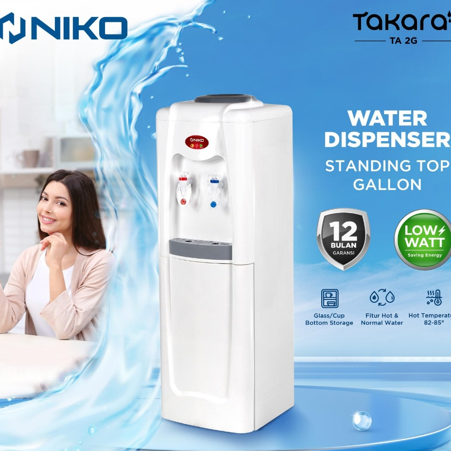 Jual NIKO DISPENSER TINGGI TAKARA TA 2G PREMIUM DISPENSER GALON ATAS ...