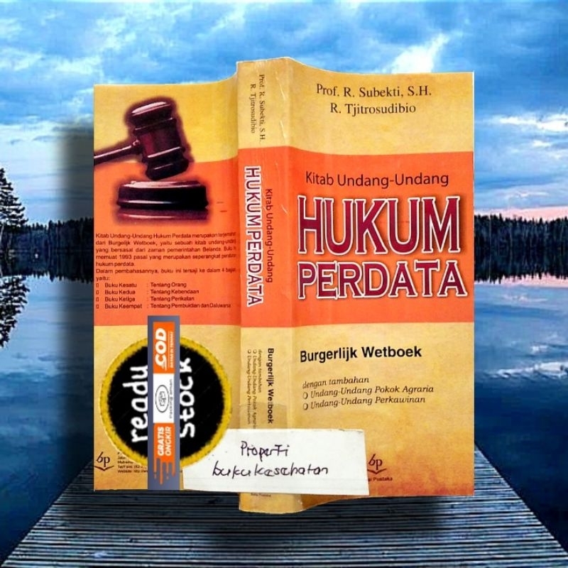 Jual Buku ( KUHPer / BW ) KITAB UNDANG-UNDANG HUKUM PERDATA,Prof R ...