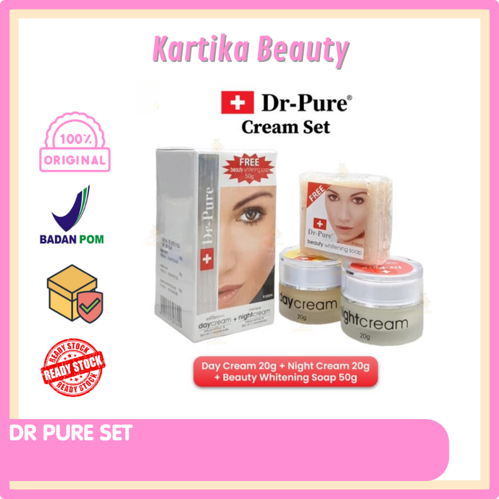 Jual DR PURE SERIES : DR PURE PAKET SKINCARE SET WAJAH / WHITENING ...