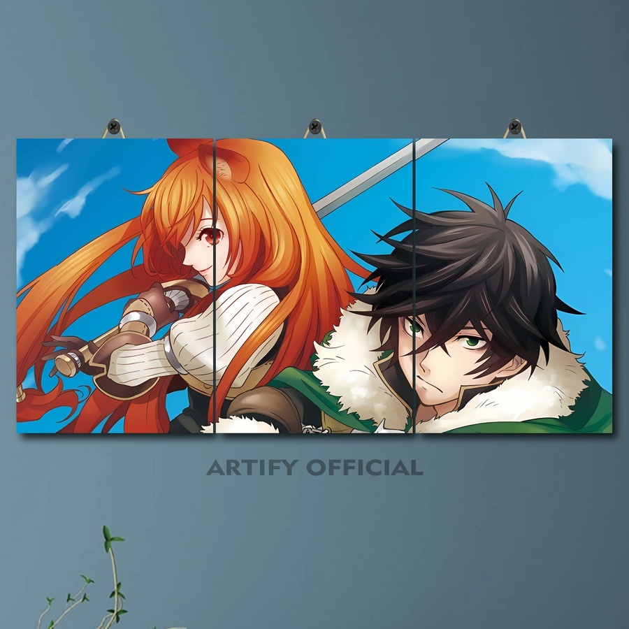 Jual Dekorasi Ruangan Gambar Anime The Rising Of The Shield Hero 60X30 ...