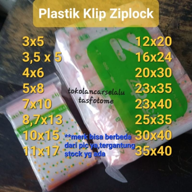 Jual Plastik Klip Obat 10x7 8,7x13 cm 7x10 13x8.7 Zipack Ziplock Cetik Zipbag Kantong Obat ...
