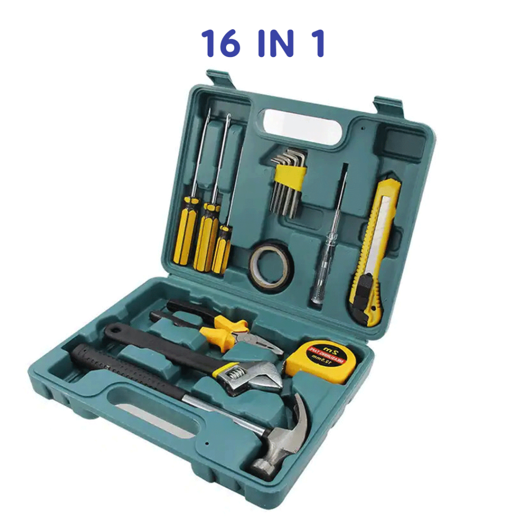 Jual Tool Kit Set Perkakas 16 In 1 Alat Perlengkapan Pertukangan ...
