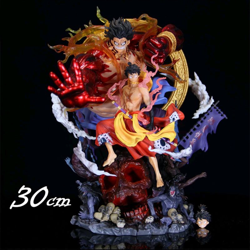 Jual Monkey D Luffy Ft. Gear 4 OnePiece Action Figure Berdiri Di Atas ...