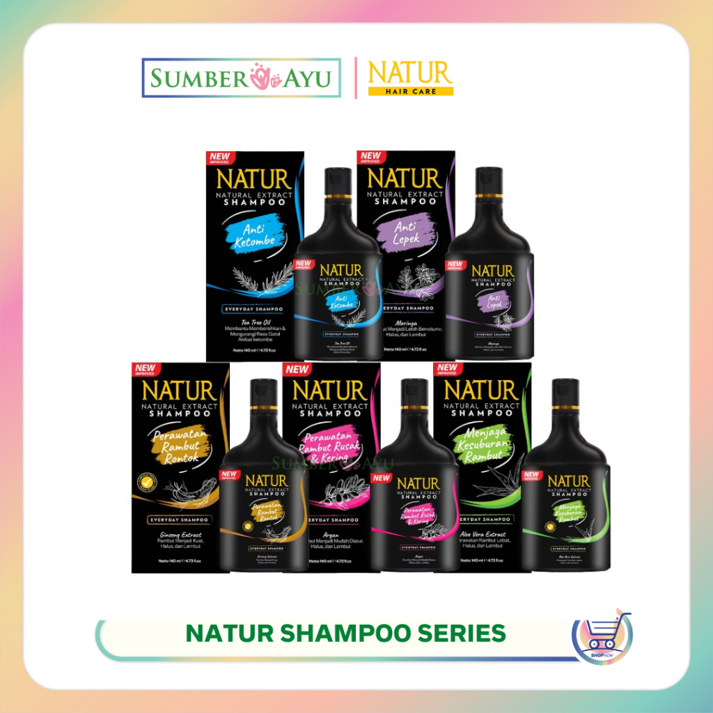 Jual Natur Shampoo 80Ml dan 140Ml | Shopee Indonesia