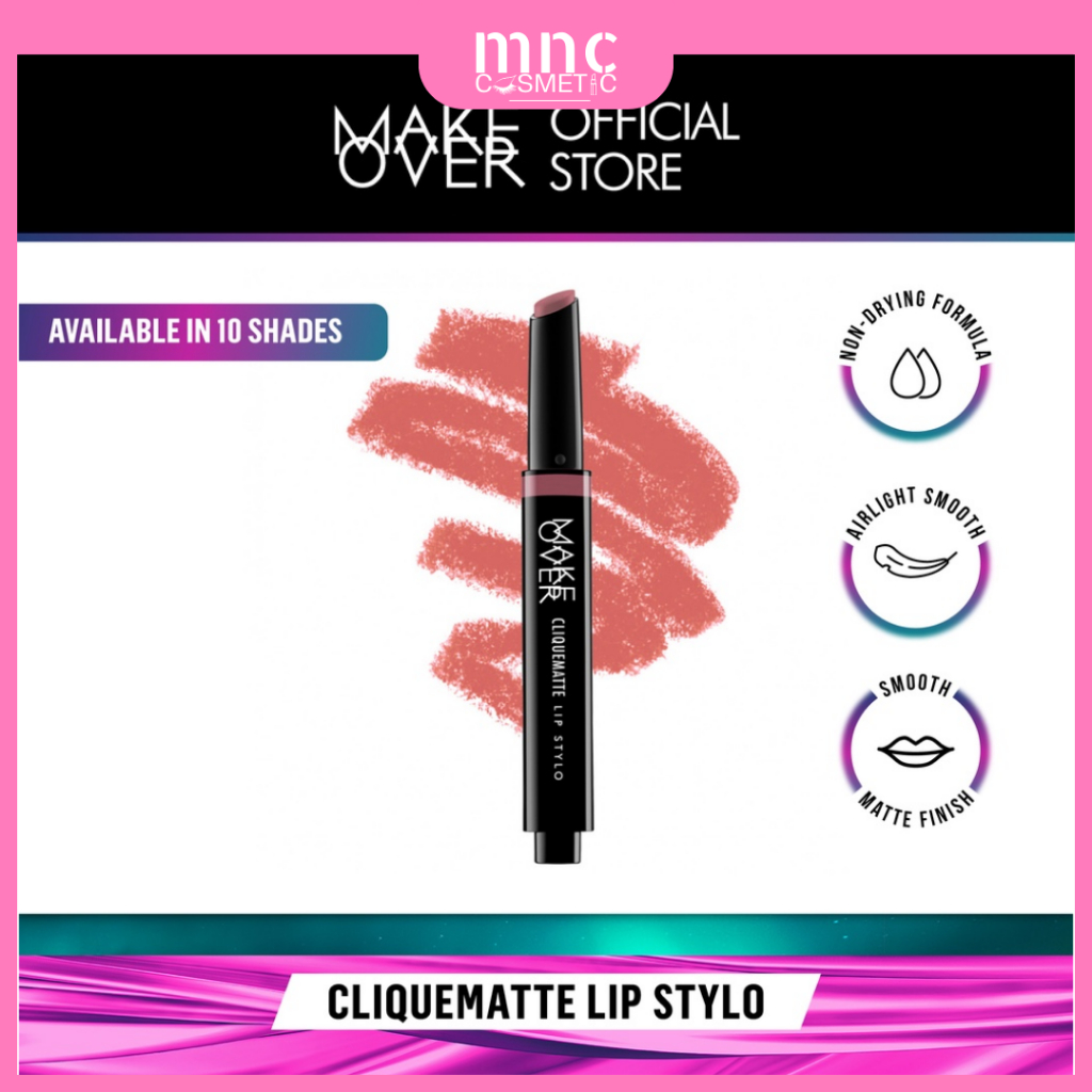 Jual MAKE OVER - Cliquematte Lip Stylo 2 g - Lipstick Matte | Make Up ...