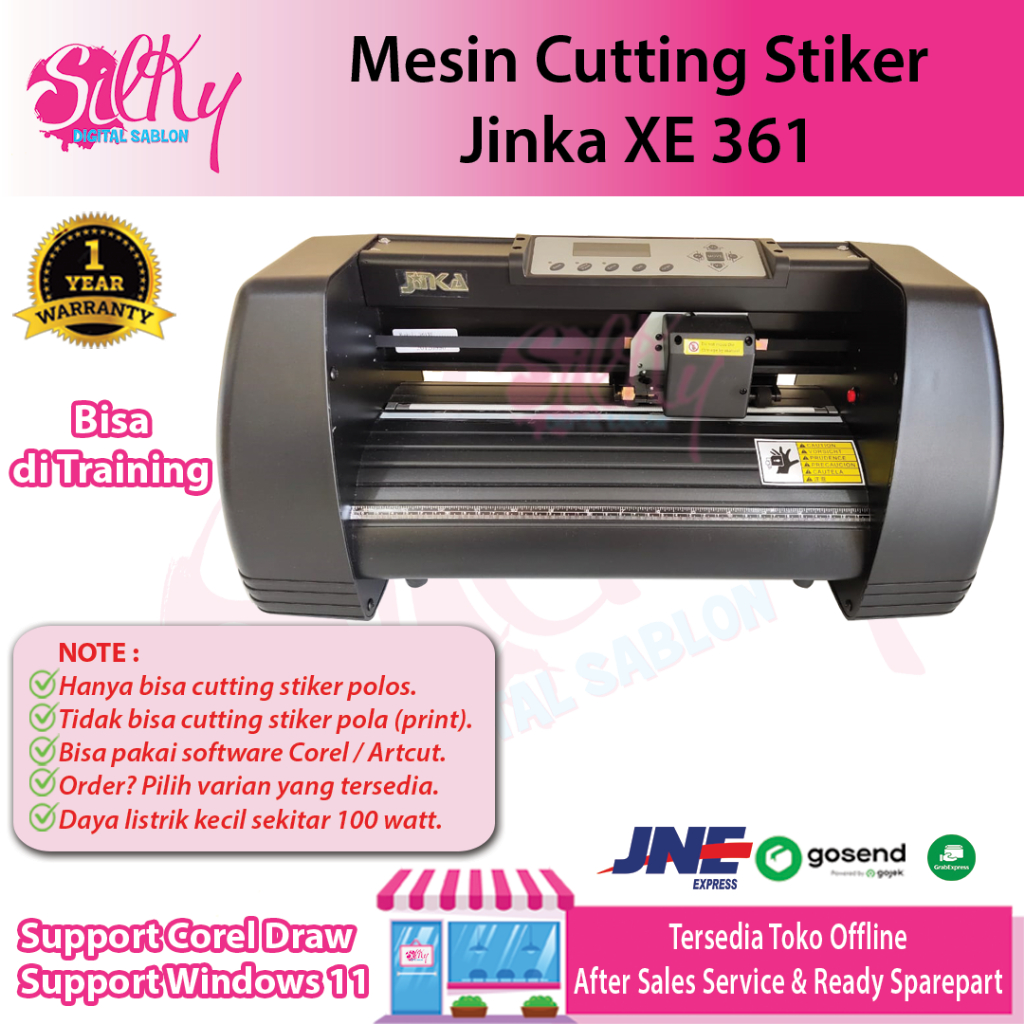 Jual Mesin Cutting Sticker XE 361 | Cutting sticker Vinyl, Polyflex ...