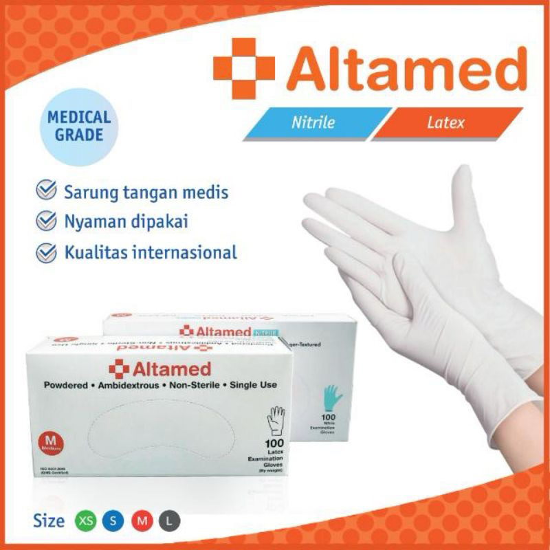 Jual ALTAMED HANDSCOON 1 BOX | Shopee Indonesia