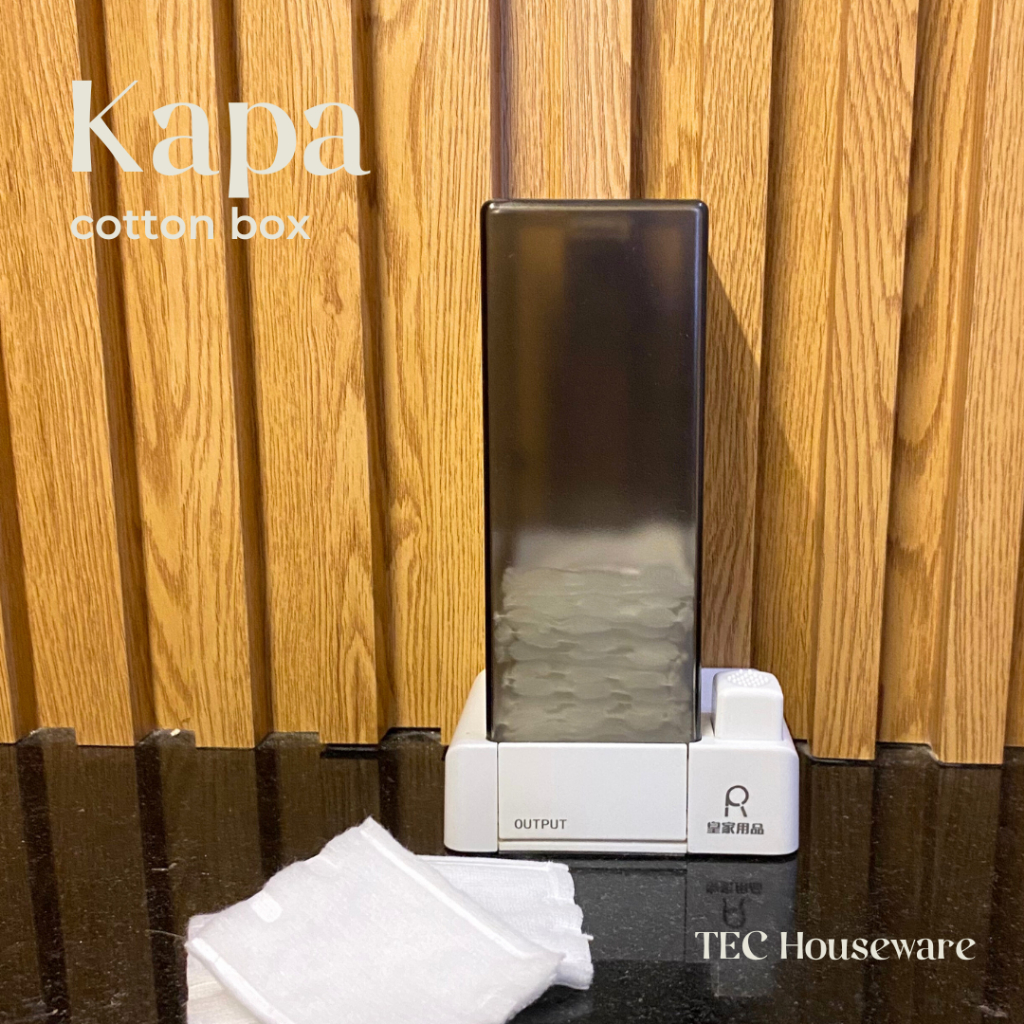 Jual 【TEC】KAPA Tempat Kapas Cotton Box Organiser Kosmetik Rak Mini ...