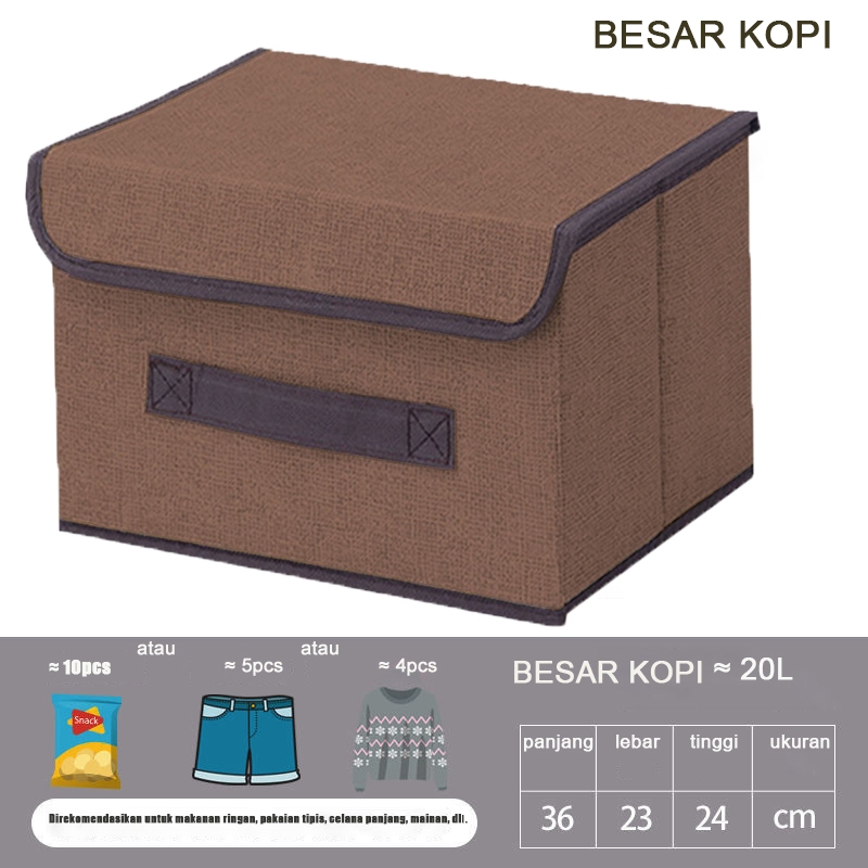 Jual Kotak Penyimpanan Serbaguna dengan tutup Storage Box 2 in 1 Tempat ...
