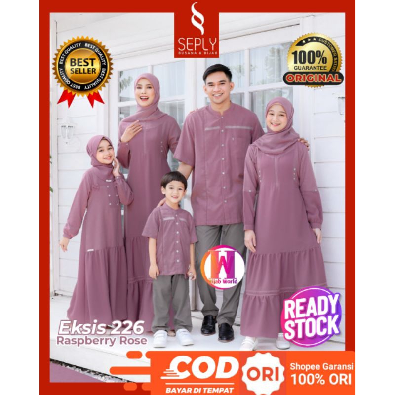 Jual Seply Original Sarimbit Eksis 226 Raspberry Rose Original