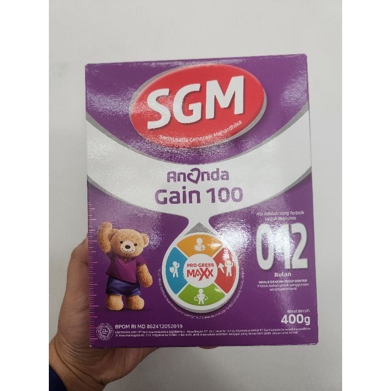 Jual SGM Ananda Gain 100 (untuk usia 0-12 bulan) | Shopee Indonesia