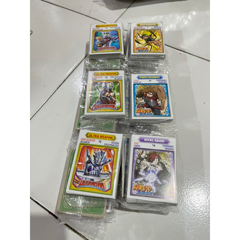 Jual Mainan Kartu Kwartet 1 Renteng 12 pack isi 384 Lembar Kartu ...