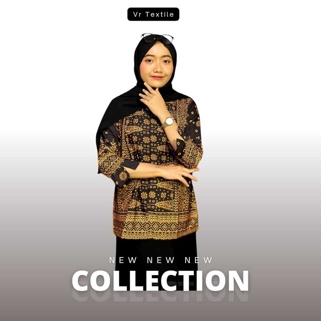 Jual Dian Songket - Baju Batik Atasan Wanita MotIf Jumputan Model C ...