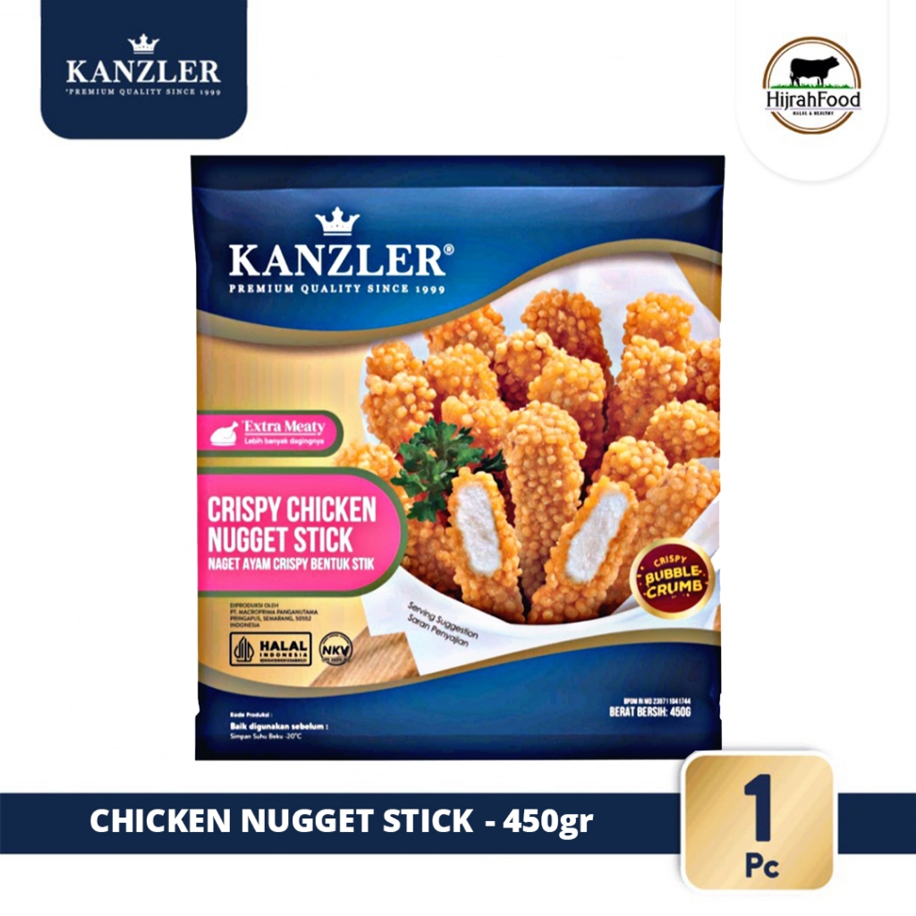Jual Kanzler Crispy Chicken Nugget Stick Extra Meaty Naget Ayam Bentuk ...