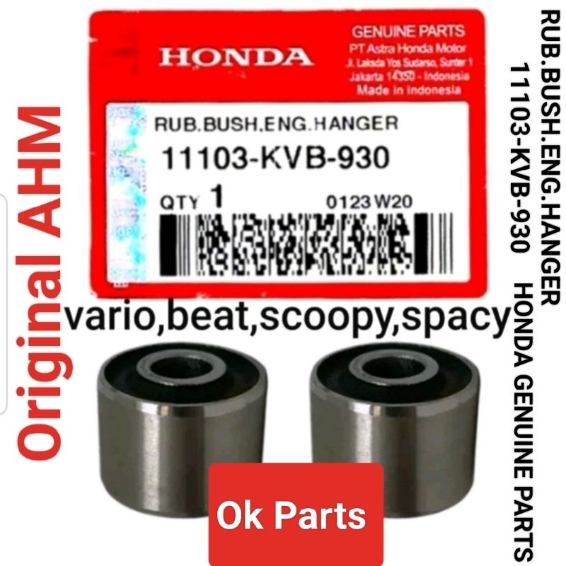 Jual 11103 KVB 930 BOSH ARM RUBBER BUSH ENG HANGER Beat Scoopy Vario ...