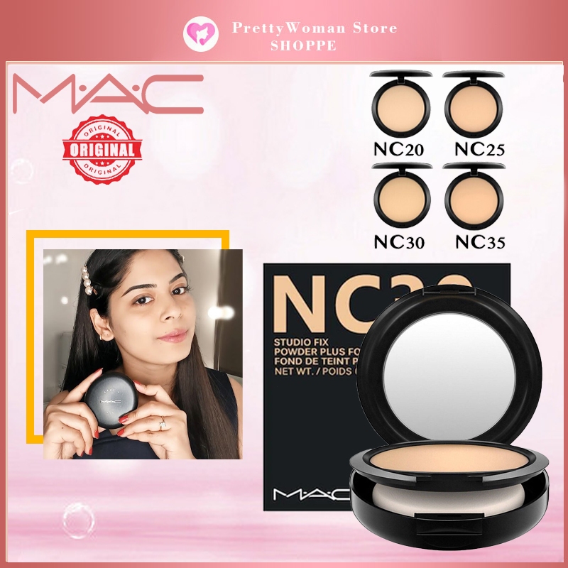 Jual MAC Compact Studio Fix Powder Plus Foundation 12g NC20/NC25/NC30/NC35/Bedak Padat/Bedak Mac ...