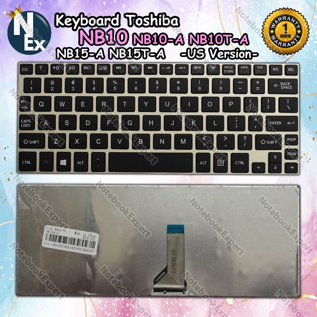 Jual Keyboard TOSHIBA NB10 - Black | Shopee Indonesia