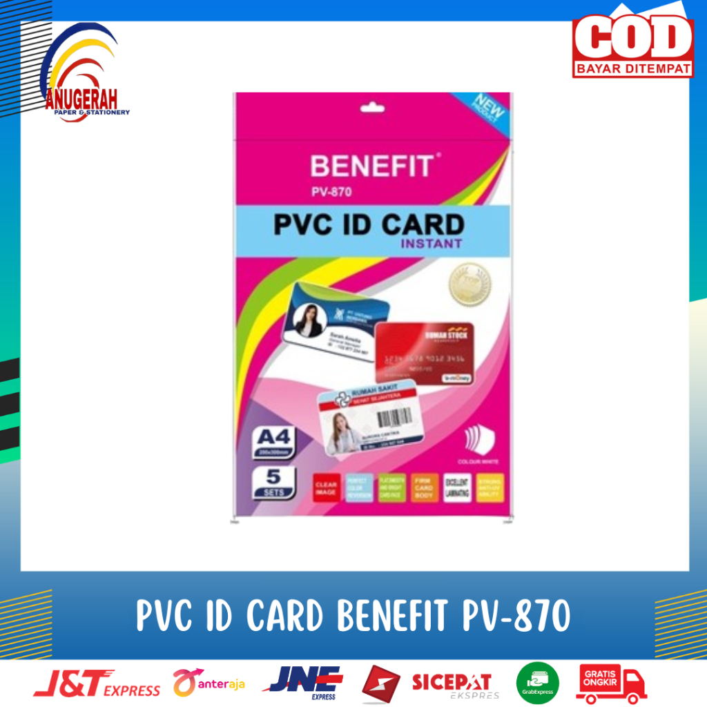 Jual PVC ID CARD BENEFIT PV-870 (PAK) | Shopee Indonesia