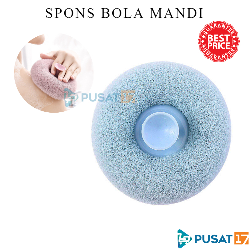 Jual PUSAT17 SPONS MANDI BOLA SPONS JARING PEMBERSIH DAKI SPONS BENTUK ...