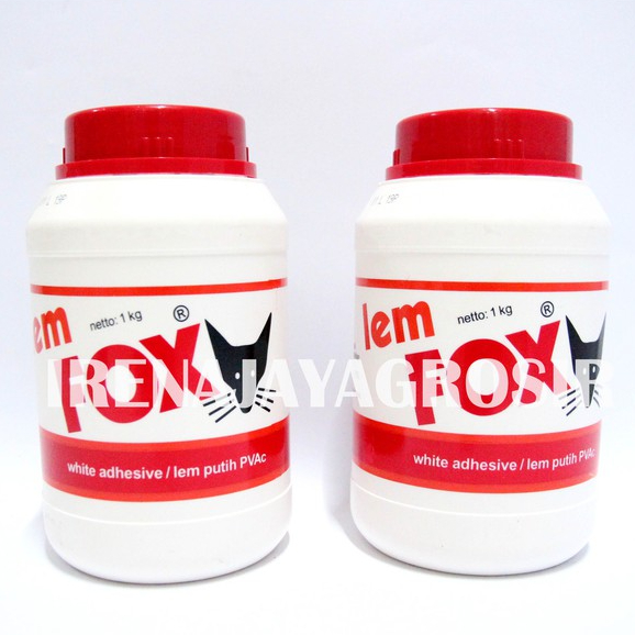 Jual FOX LEM 1 KG lem KERTAS / KAYU UKURAN BESAR lem serbaguna termurah ...