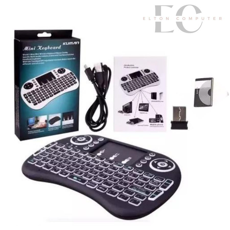 Jual Mini Keyboard i8 Backlit Mouse Keypad Wireless Touchpad / i8 ...