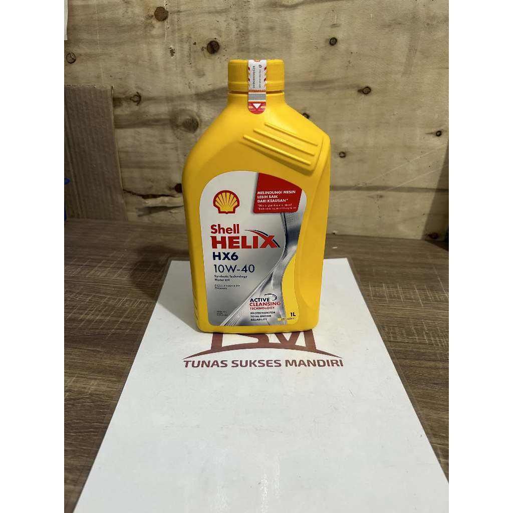 Jual OLI MESIN SHELL HX6 10W-40 1 LITER ORIGINAL | Shopee Indonesia
