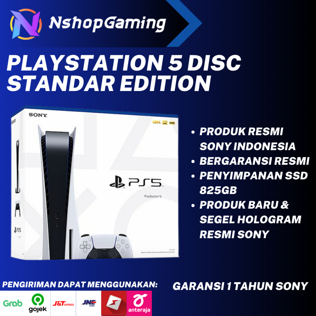 Jual Playstation 5 Disc Version - Standar (Garansi Resmi Sony Indonesia) | Shopee Indonesia