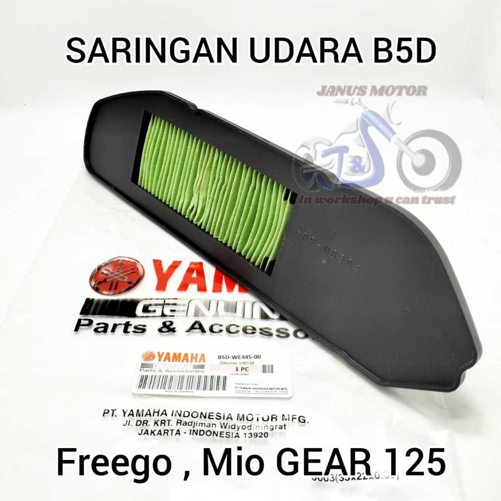 Jual Saringan filter udara Yamaha B5D Freego Mio Gear 125 kualitas ...