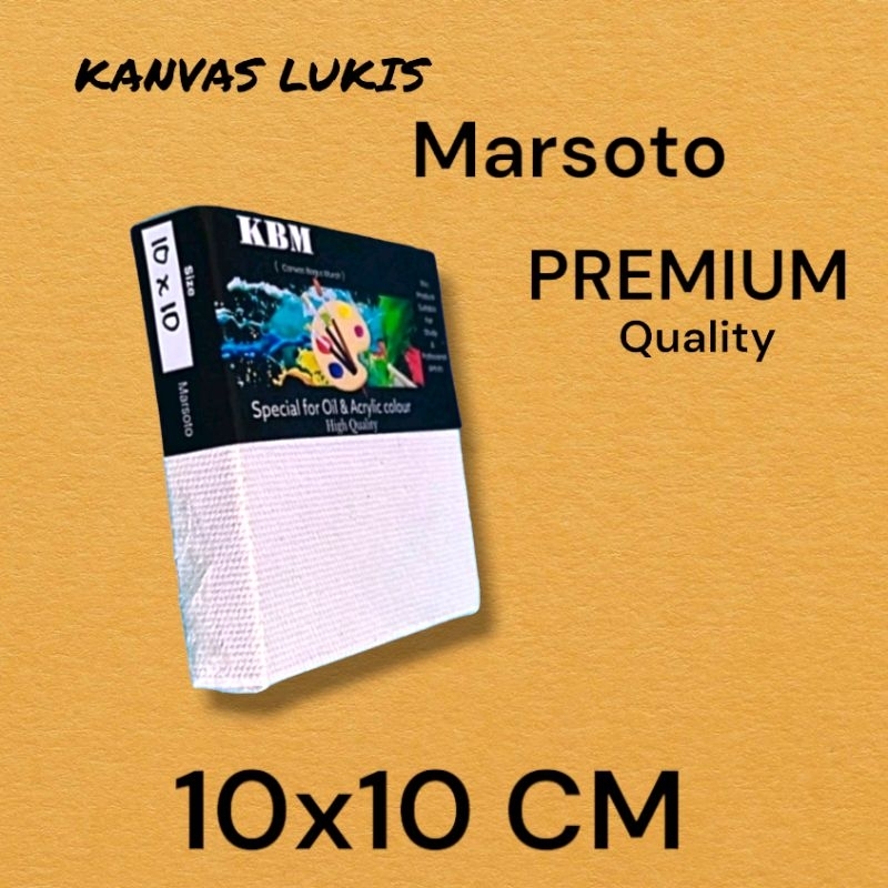 Jual KANVAS LUKIS 10x10CM/CANVAS LUKIS MARSOTO 10x10CM/KANVAS TEBAL ...