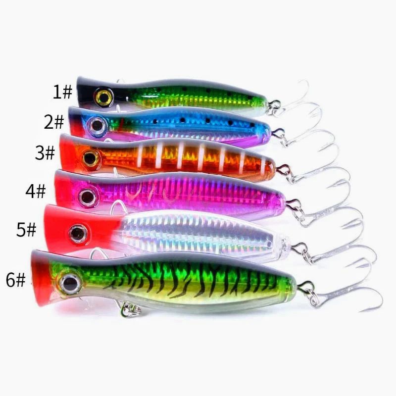Jual MINNOW POPPER PANJANG 13CM BERAT 43,1GRM UMPAN KESTING | Shopee ...