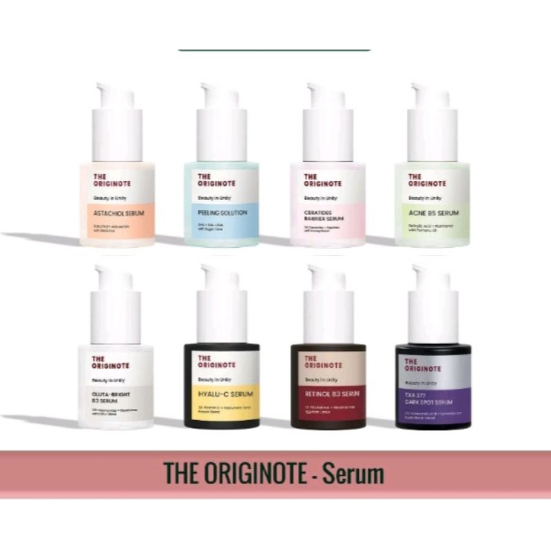 Jual The Originote Serum Series 20 ml - Acne B5 Serum | Astachiol Serum ...