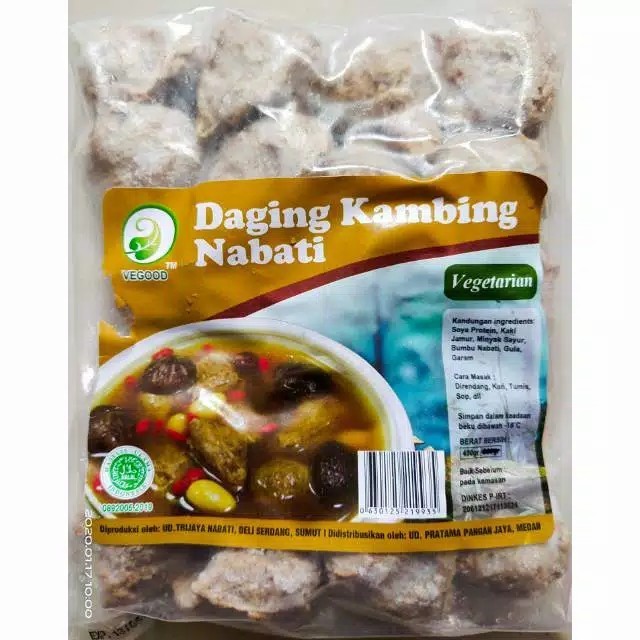 Jual Daging Kambing Nabati Vegan vegetarian Mutton meat 450gr | Shopee ...