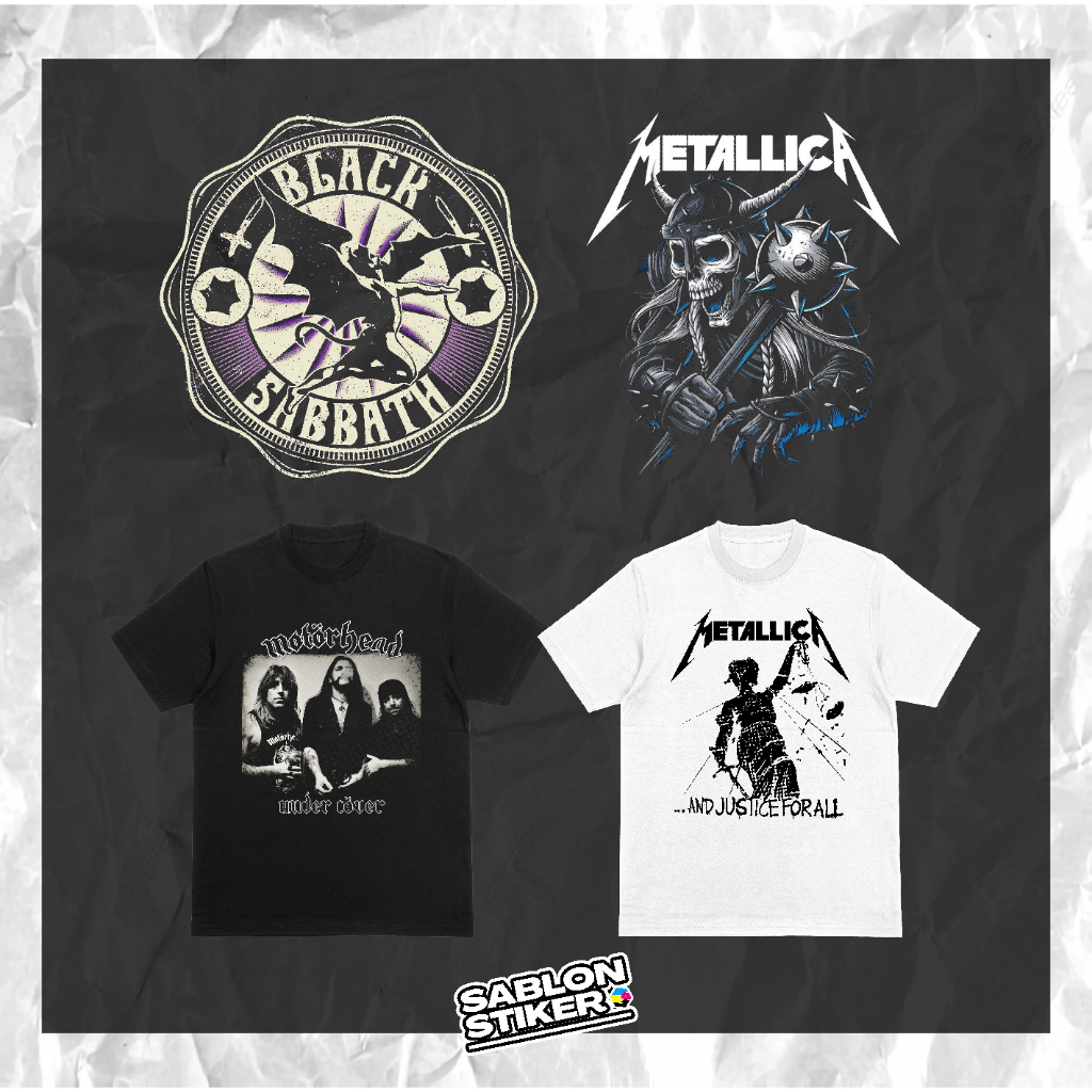 Jual SABLON STIKER SABLON SETRIKA DTF A3 SABLON PRINTING DTF TEMA BAND ...