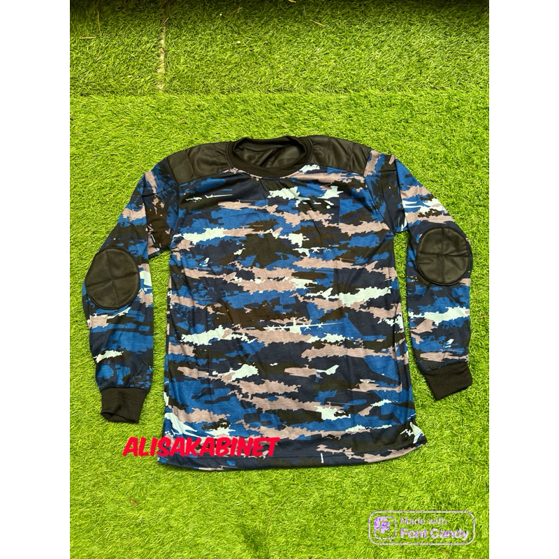 Jual Kaos Lengan Panjang Busa Loreng TNI AU | Shopee Indonesia