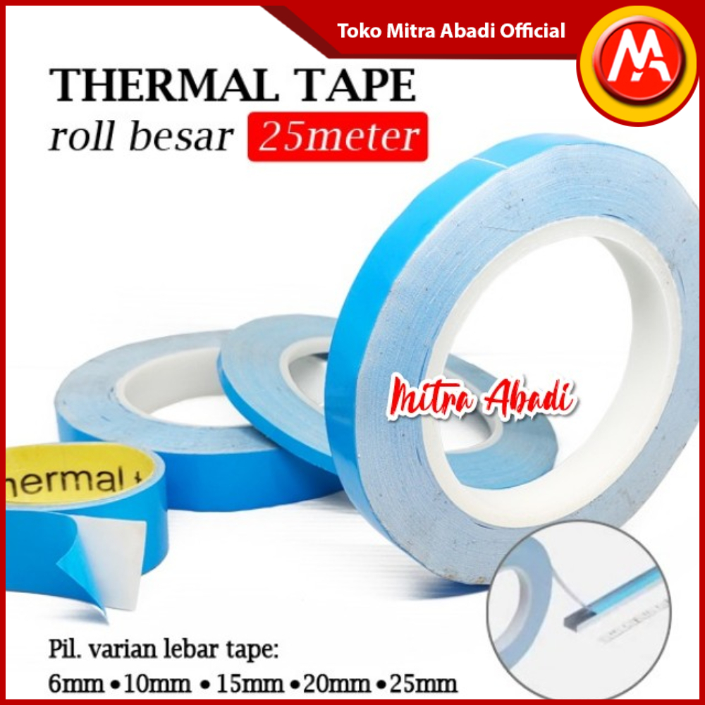 Jual Thermal Tape Roll / Termal Tape Gulungan Besar 20mm | Shopee Indonesia